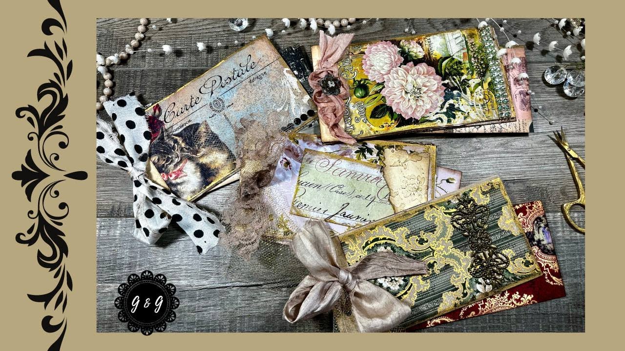 How to Create Postcard Tear Away Booklets!! - YouTube