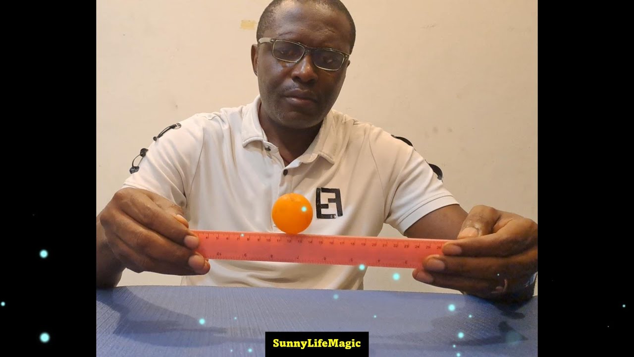 Balance Ball On Ruler Magic - YouTube