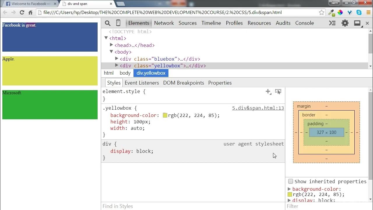 Complete Web Dev 0208 Box Model - YouTube