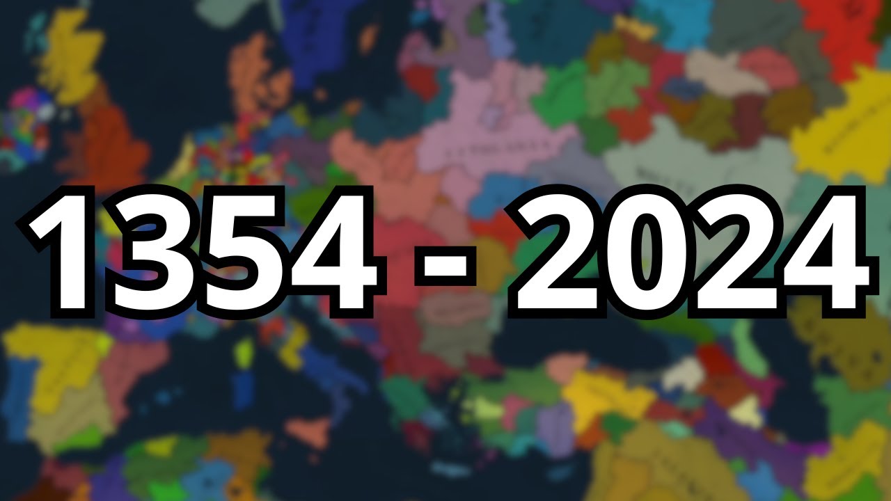 AGE OF HISTORY 3 TIMELAPSE (1354 - 2024) - YouTube