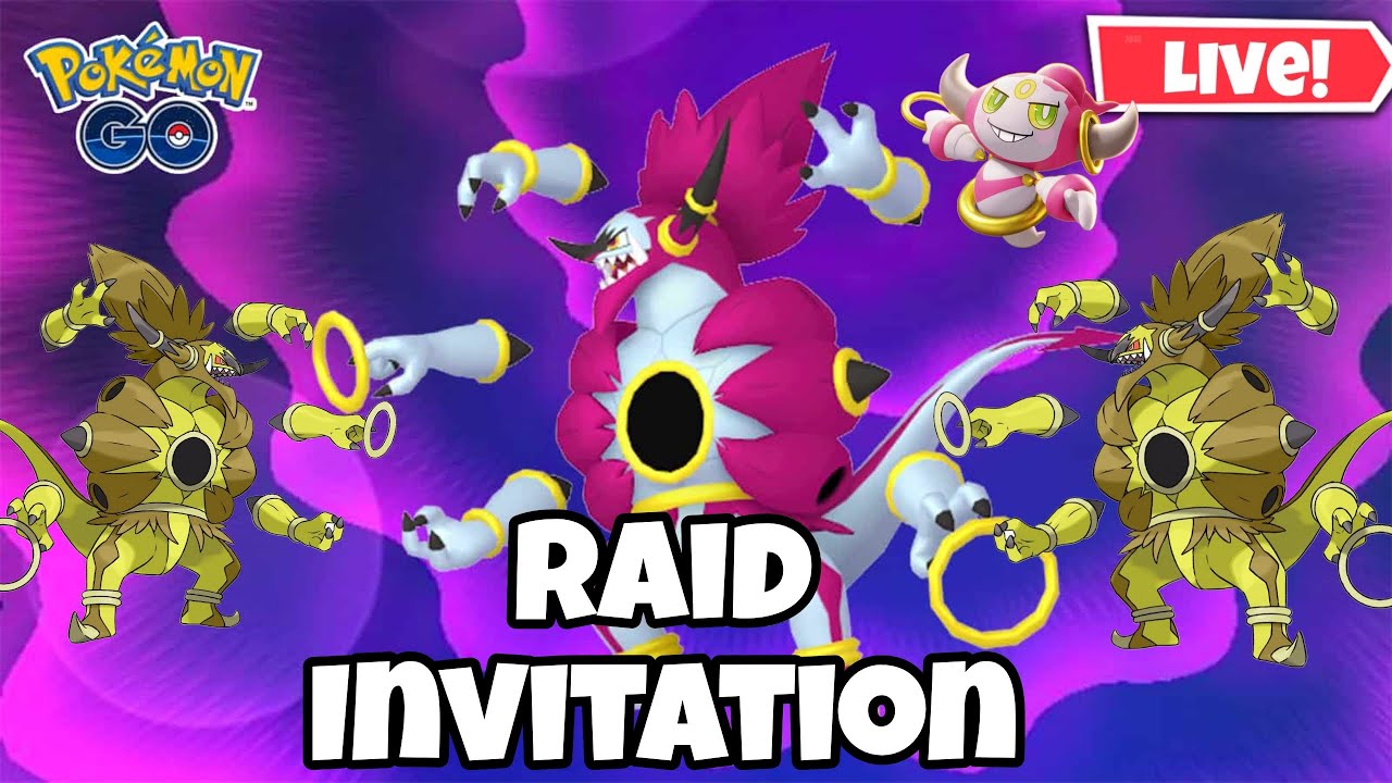 New Hoopa Unbound Raid Invitation In #PokemonGo - YouTube