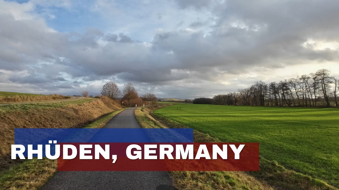 Rhüden Germany - A very scenic view scooter drive in 4K 30fps (UHD ...