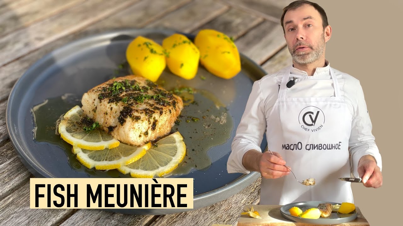 How to pan fry fish MEUNIERE I French cuisine classic recipe - YouTube