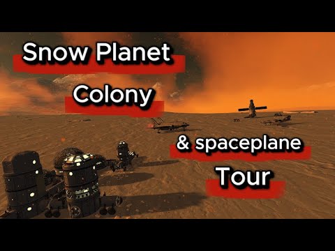 Snow Planet Colony Tour in Kerbal Space Program! KSP/KSS2 - YouTube