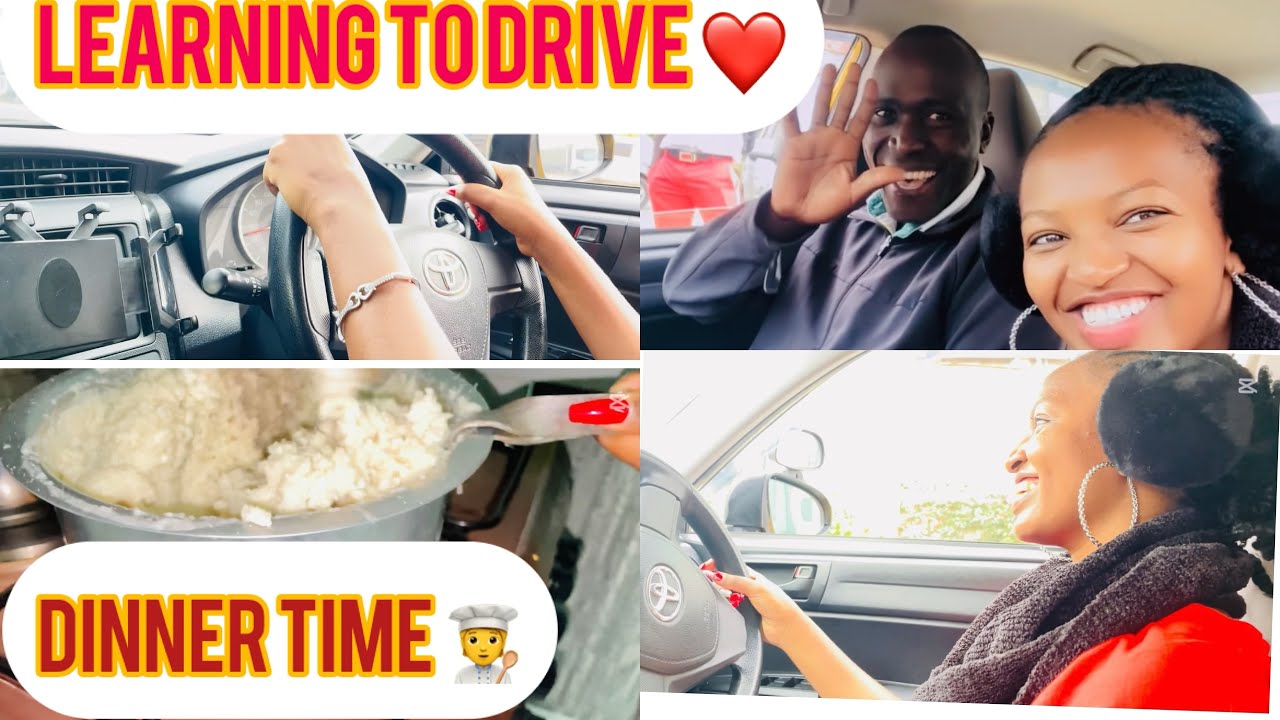FIRST TIME BEHIND THE WHEEL + COOKING DINNER VLOG ️ - YouTube