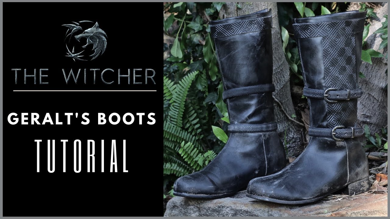 The Witcher Cosplay- Geralt's Boots Tutorial - YouTube