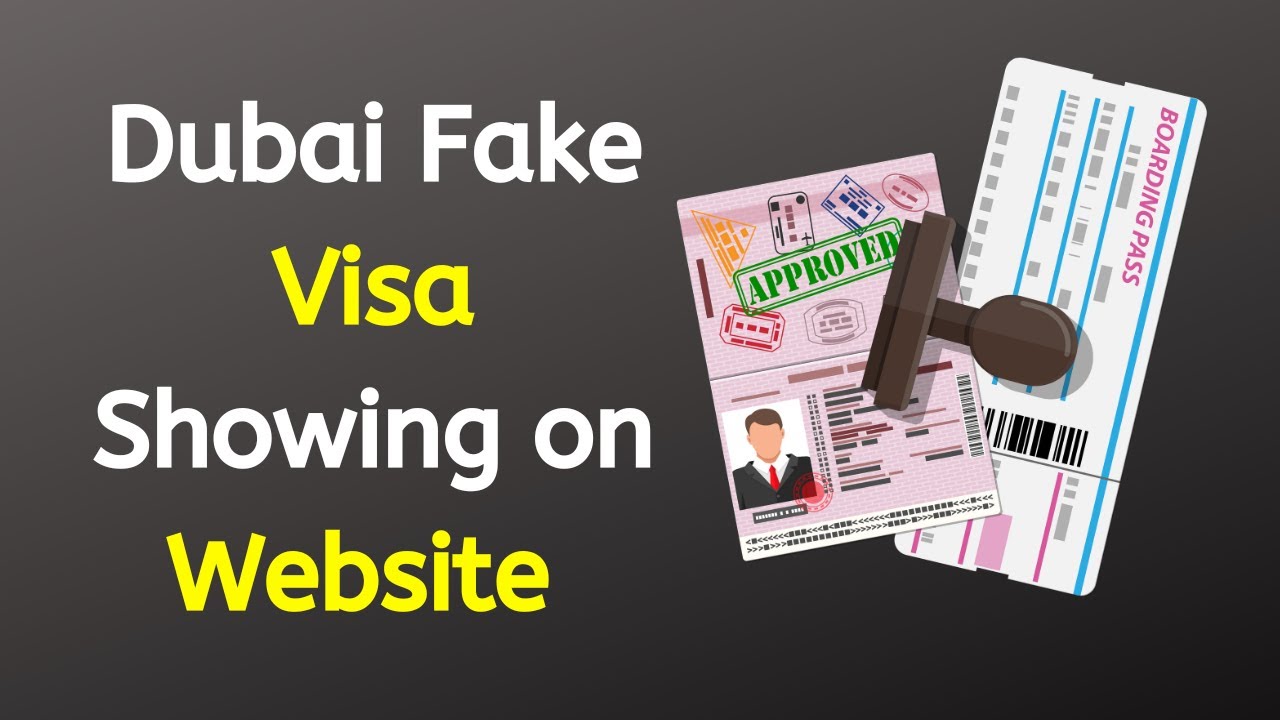 Dubai (UAE) Visa Scam । ICP Fake Website and Duplicate your Visa - YouTube
