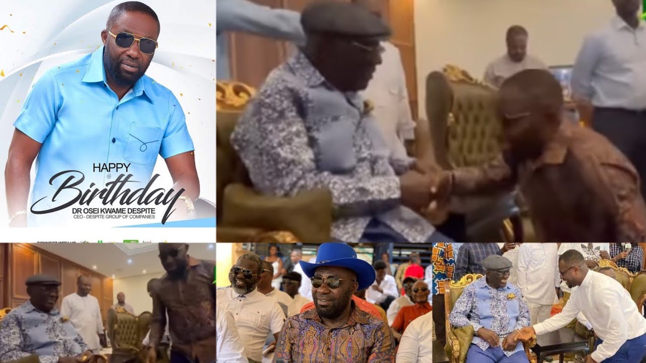 Dr Kwame Osei Despite celebrates his 61st birthday with EX President ...