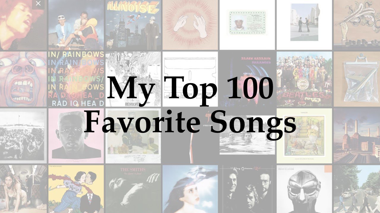 My Top 100 Favorite Songs (as of Jun. 1st, 2025) - YouTube