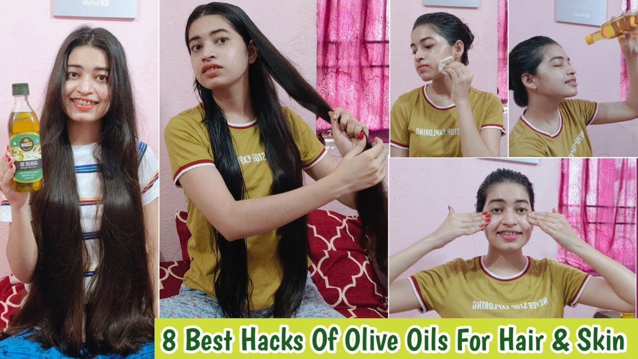 8 Best Hacks Of Olive Oils For Hair and Skin | Shanu Priya - YouTube