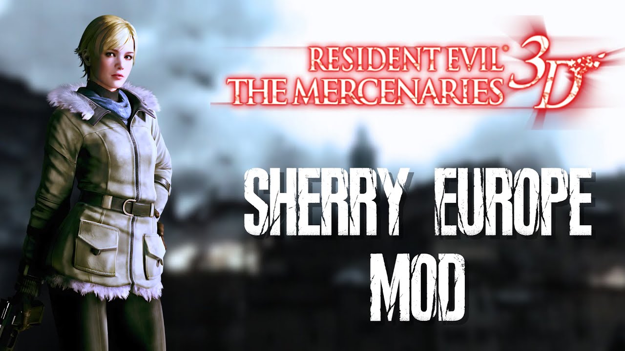 Resident Evil: The Mercenaries 3D - Europe Sherry Birkin Mod - YouTube