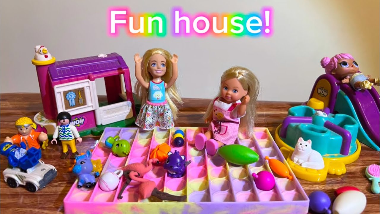 Funhouse ! - Barbie and LOL dolls - fun - toys - playground - toys ...
