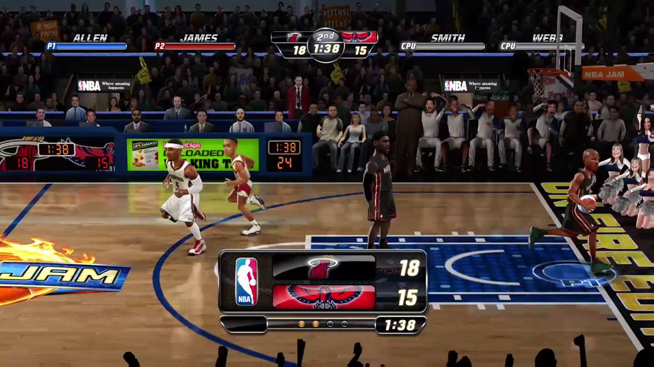 NBA JAM On Fire Edition Xbox 360 - YouTube