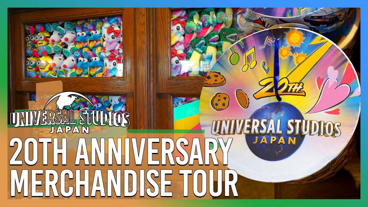 Universal Studios Japan 20th Anniversary Merchandise - YouTube