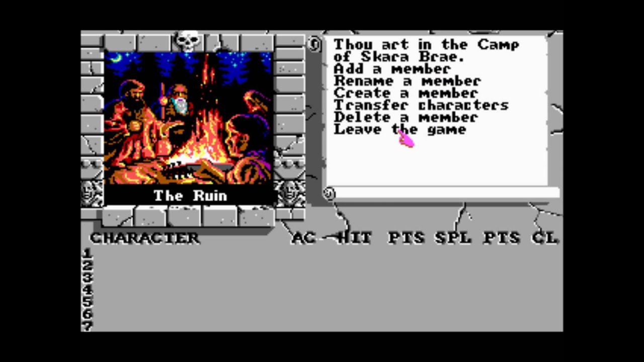 The Bard's Tale III: Thief of Fate (MS-DOS) Intro und Gameplay - YouTube