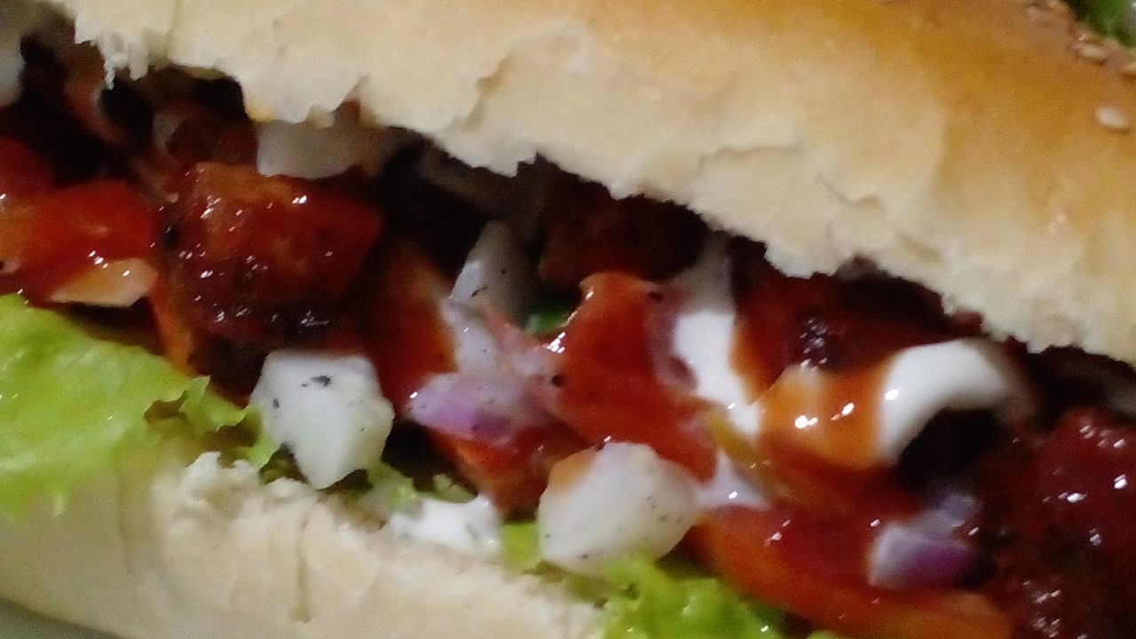 How to make deviled Chicken Submarine - YouTube