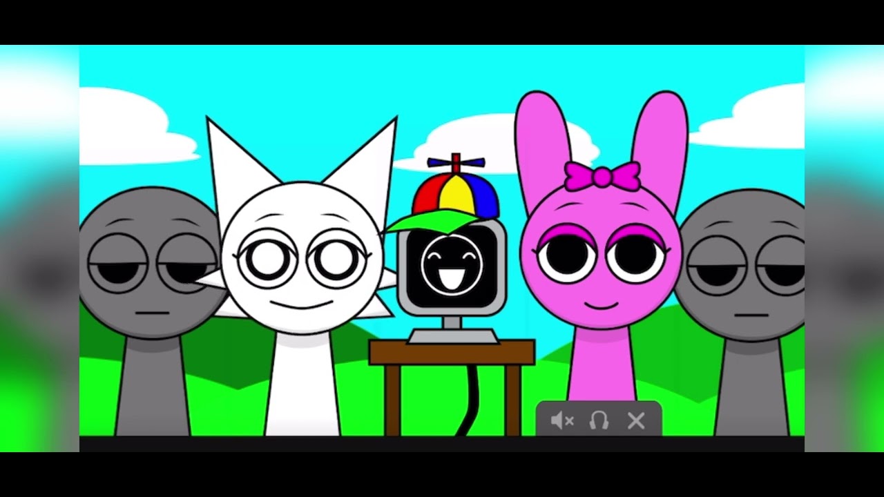 Sprunki bur EVERYONE SINGS!(AII Characters Together)#sprunki # ...