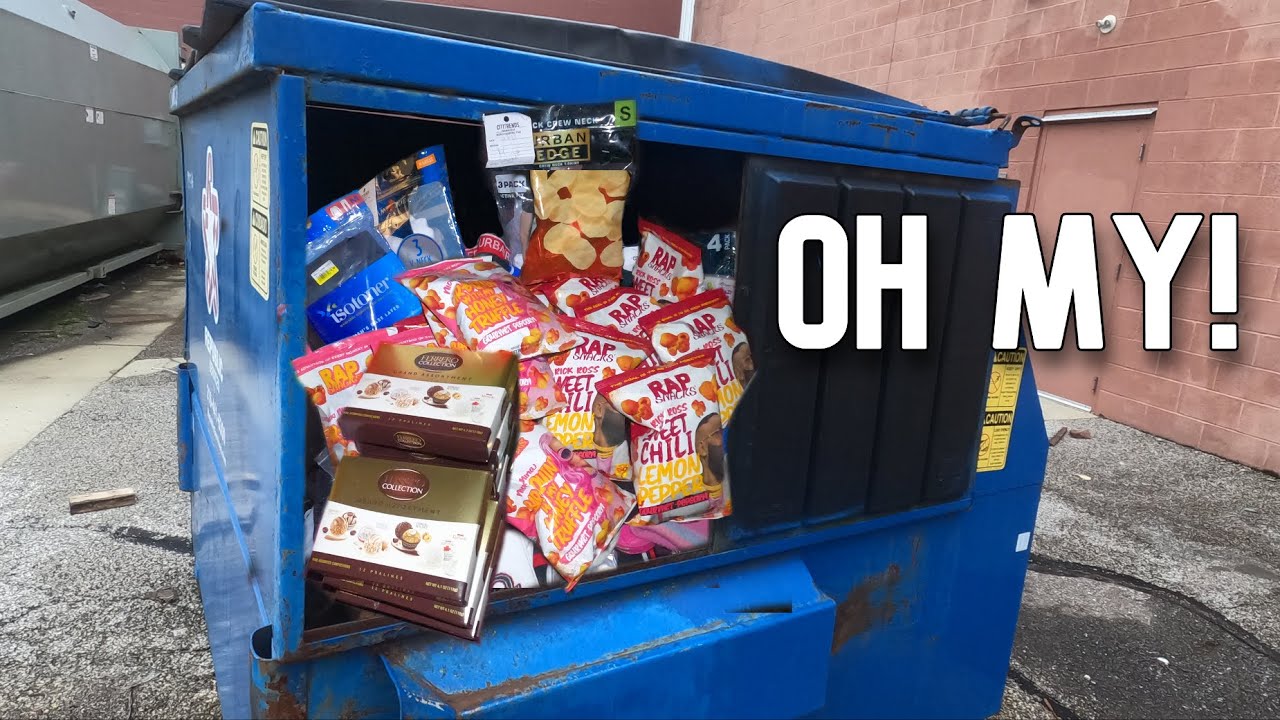 Dumpster Diving- Brand New Clothes, Chocolates, Chips, + The Critter ...