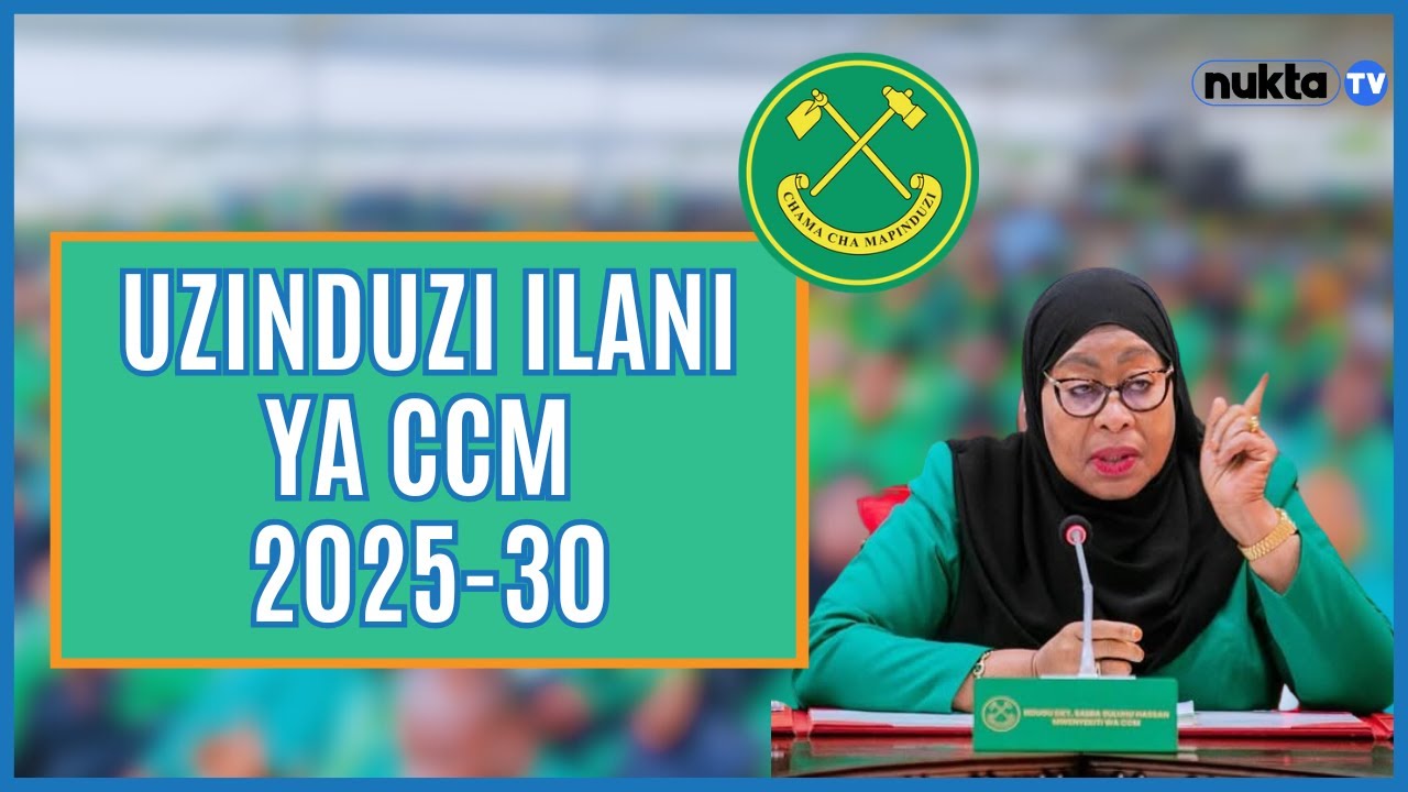 #live :🔴TAZAMA UZINDUZI WA ILANI YA CCM YA MWAKA 2025-30 - YouTube