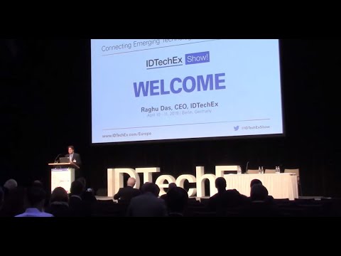 IDTechEx Show! Europe 2019 Cornerstone, Raghu Das, IDTechEx - YouTube