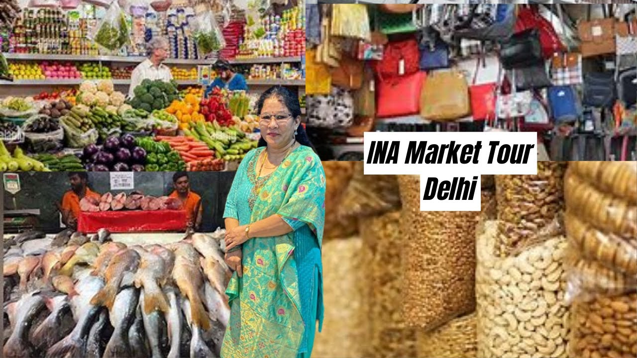 Walking in INA MARKET | SOUTH DELHI, INDIA - YouTube