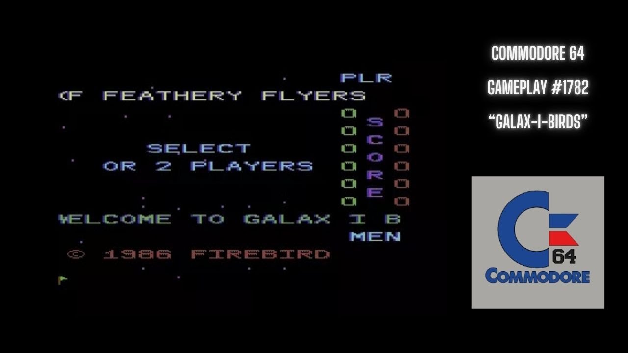 Galax-i-Birds (Commodore 64 / Gameplay #1782) - YouTube