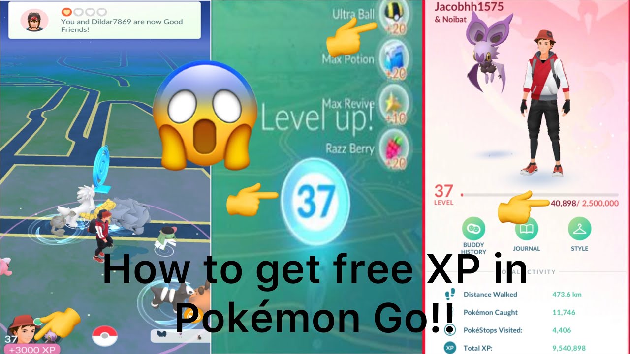 Pokémon Go (HOW TO GET FREE XP)!!🤯🤯 - YouTube