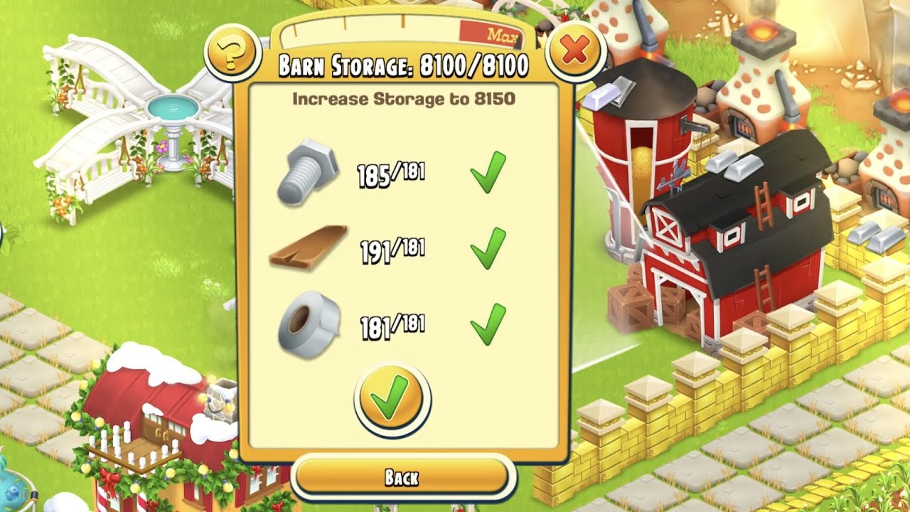 Increasing Barn Storage to 8150 | Hay Day Level 193 💛 - YouTube
