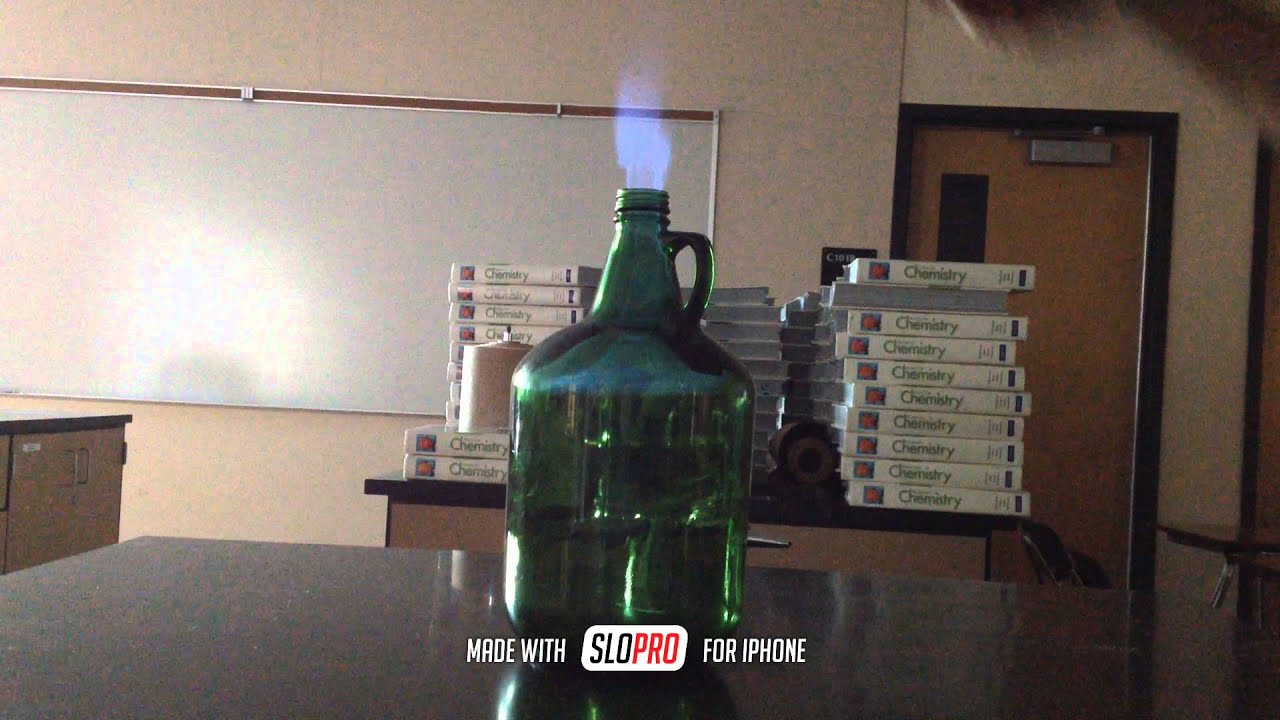 Methanol burn - YouTube