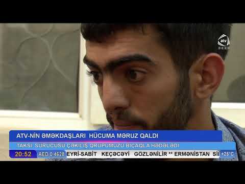 TAKSI Sürücüsü ATV əməkdaşına bıçaqla hücum etdi