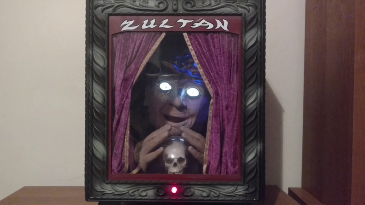 Gemmy Zultan Animated Fortune Teller - YouTube