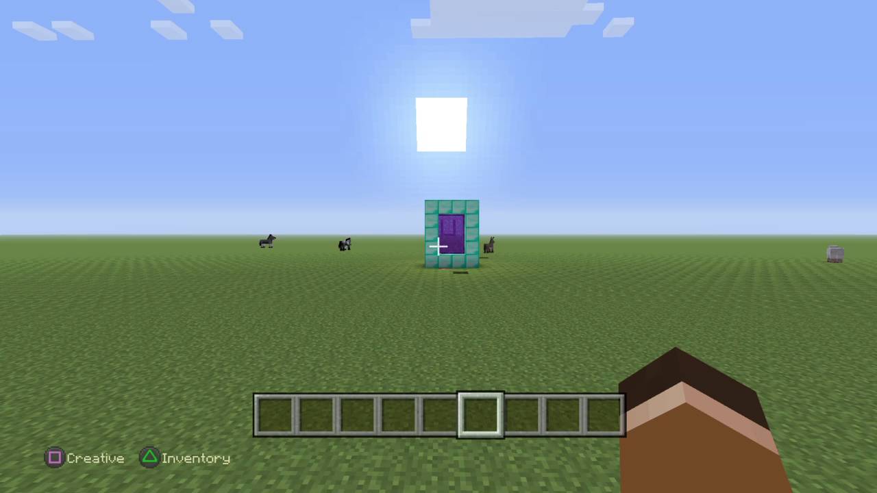 Minecraft diamond portal - YouTube