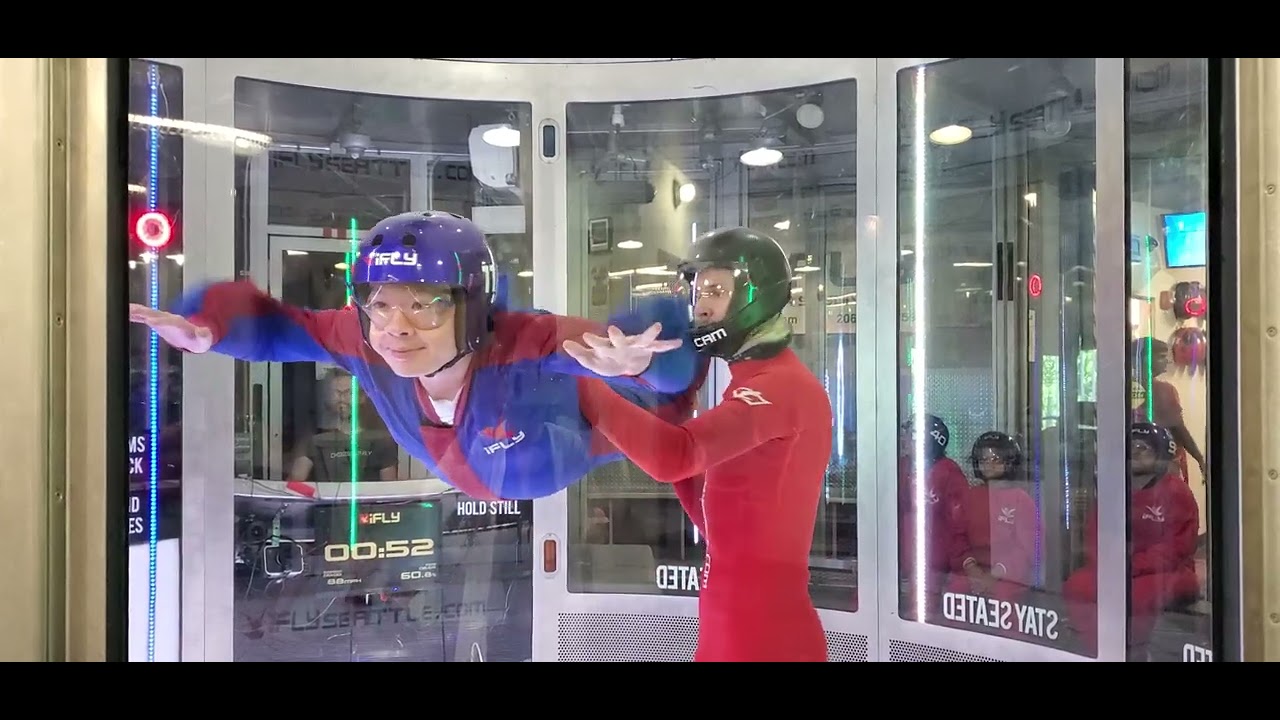 IFly Seattle Indoor Skydiving (Part 2) - YouTube