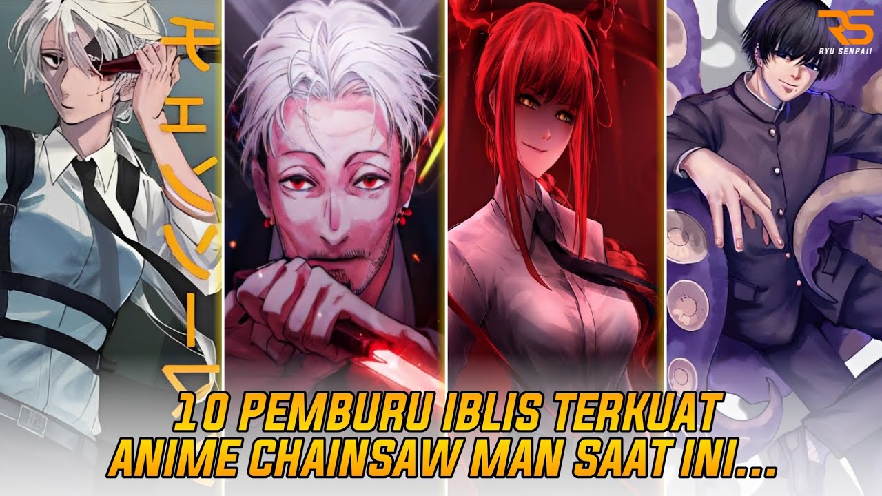 10 Devil Hunter Terkuat & Berdarah Dingin Di Anime Chainsaw Man - YouTube