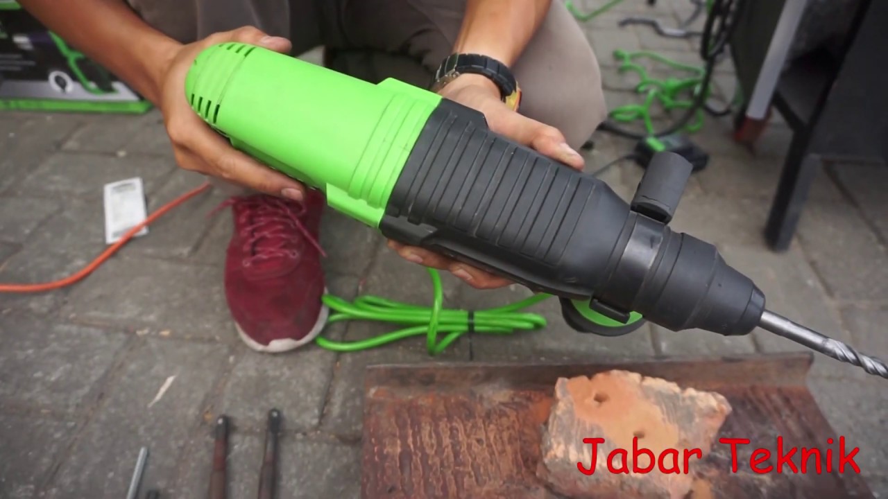 Ryu Bor Rotary Hammer RRH 26 REVIEW JABAR TEKNIK - YouTube