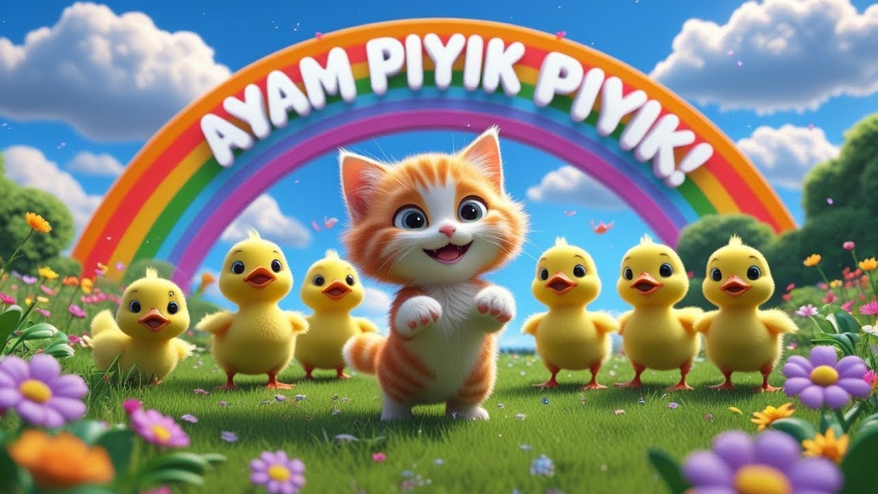 ANAK AYAM PIYIK PIYIK | 5 BEBEK KECIL BERMAIN | CIT CIT CUIT | SUARA HEWAN | Gogo Fun - YouTube