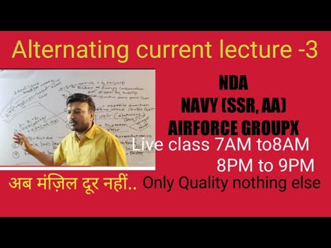 Alternating Current Lecture-3 - YouTube