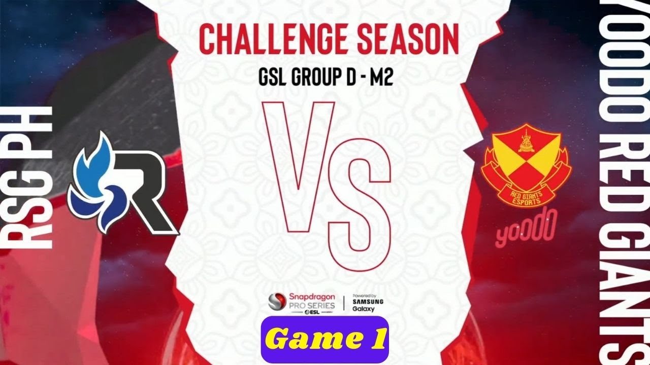 RSG PH vs RED GIANTS ESPORTS GAME 1 - YouTube
