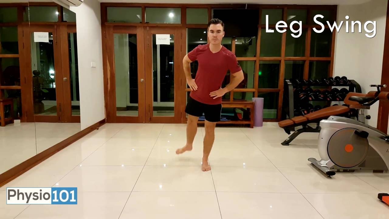 Leg Swing Trainerize - YouTube