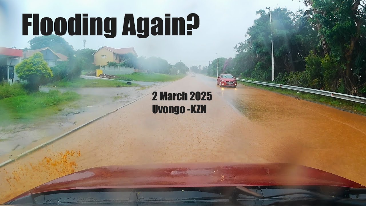Driving Through the Downpour! 🌧️🚗 Uvongo Beach Flooding & Massive ...
