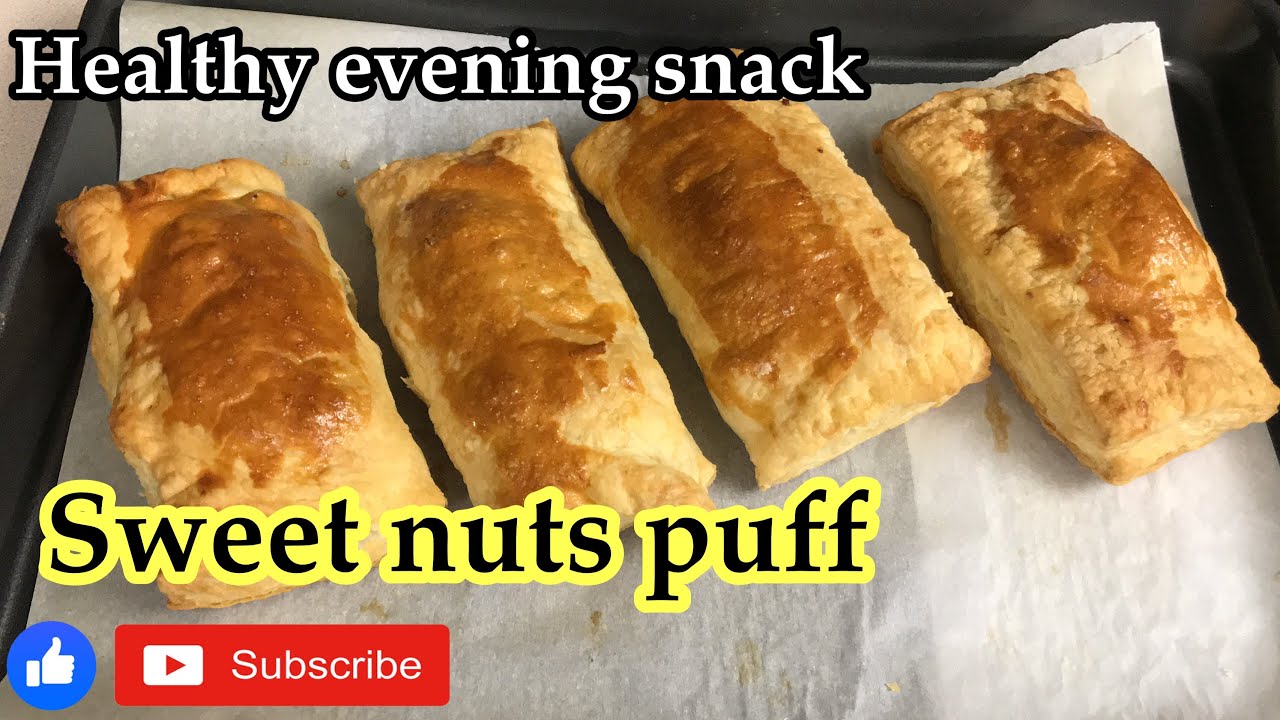 Sweet nuts Puff | Evening snack | Indian Puff recipe | MeenaAravind ...