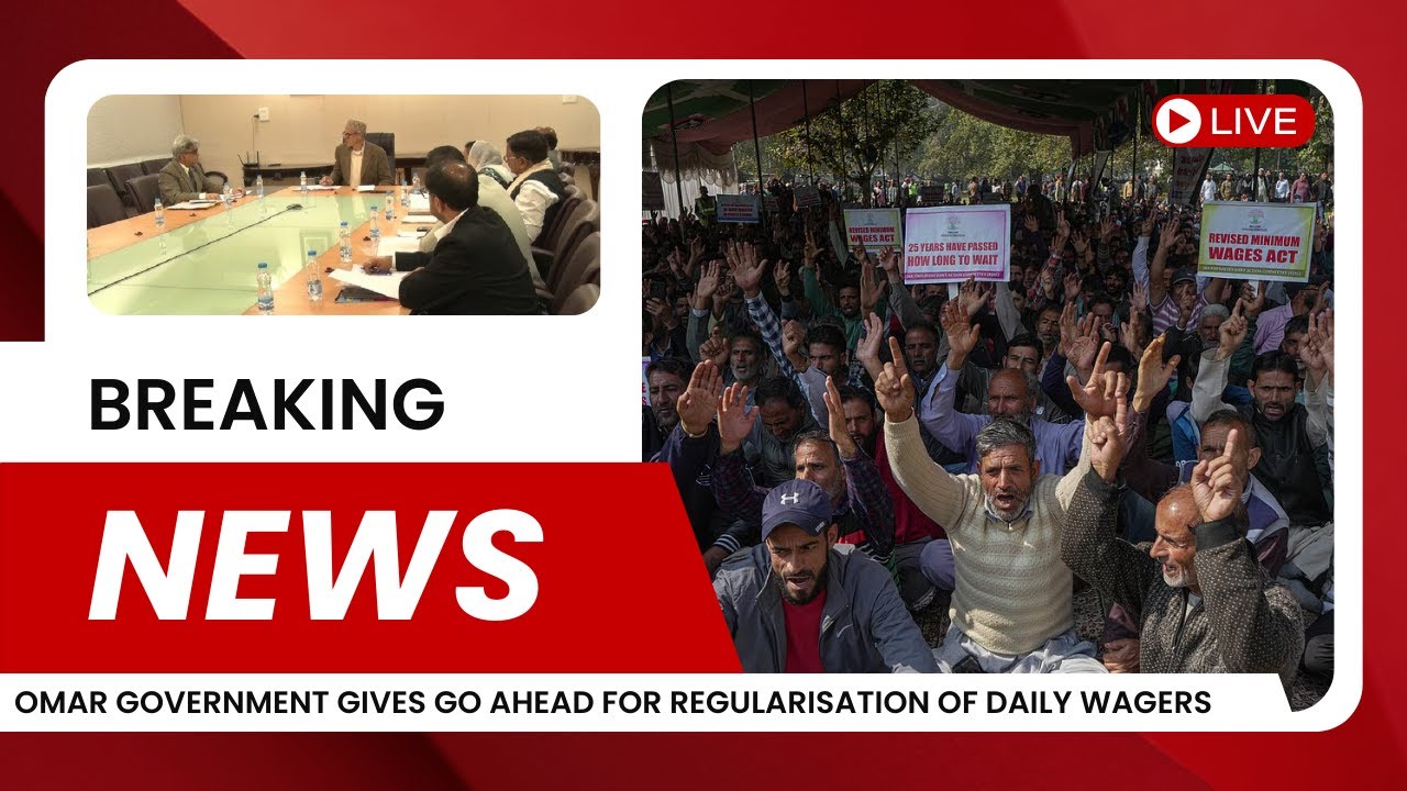 Big Breaking: Omar Government Gives Go Ahead For Regularisation Of ...