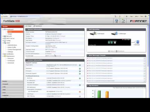 FortiGate Basic Setup and GUI Access - YouTube