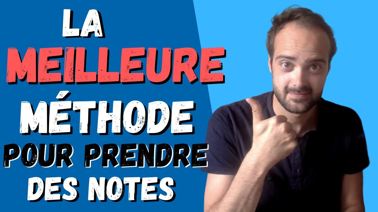 Comment Bien Prendre des Notes (méthode pour la prise de notes) - YouTube