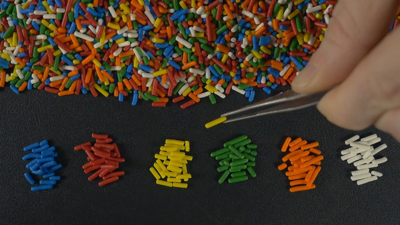 Sorting Sprinkles (The Candy Man) (ASMR) - YouTube