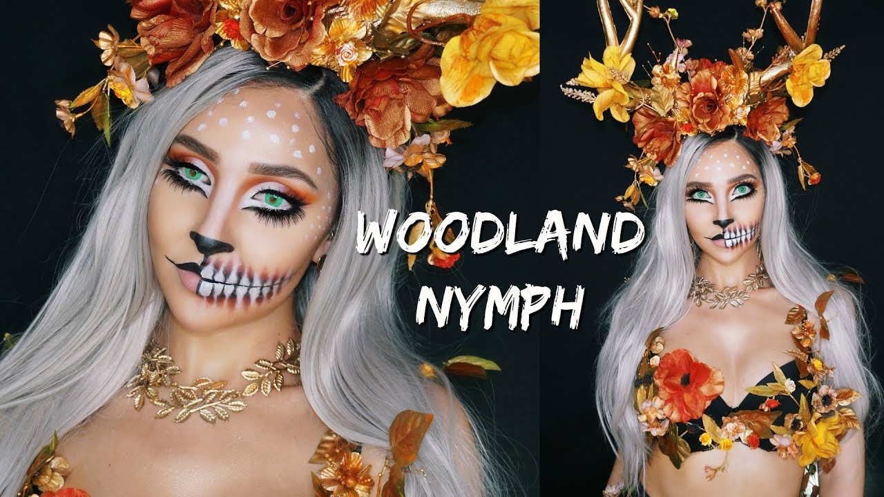 Nymph Halloween Makeup Tutorial 2019 - YouTube