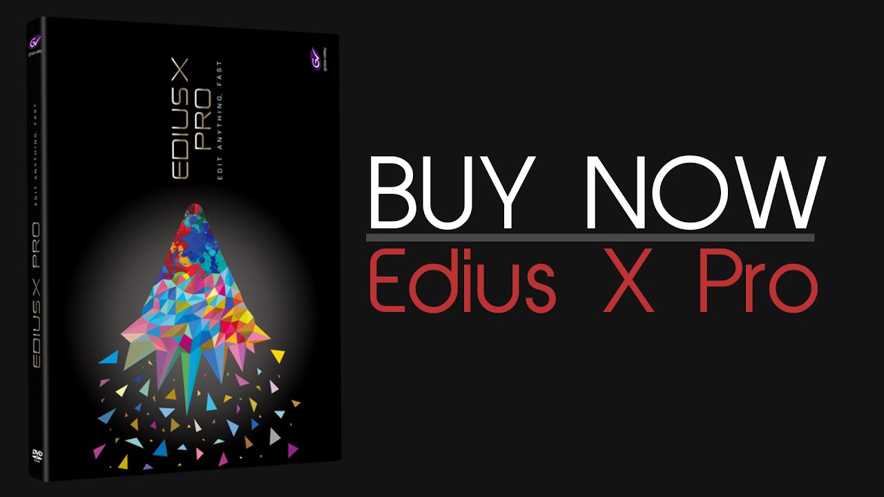 Buy Now Edius X Pro Original - YouTube