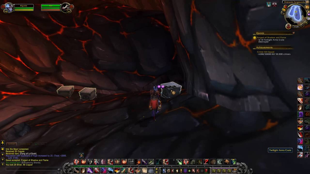 Quest Forged Of Shadow And Flame In Wow - YouTube