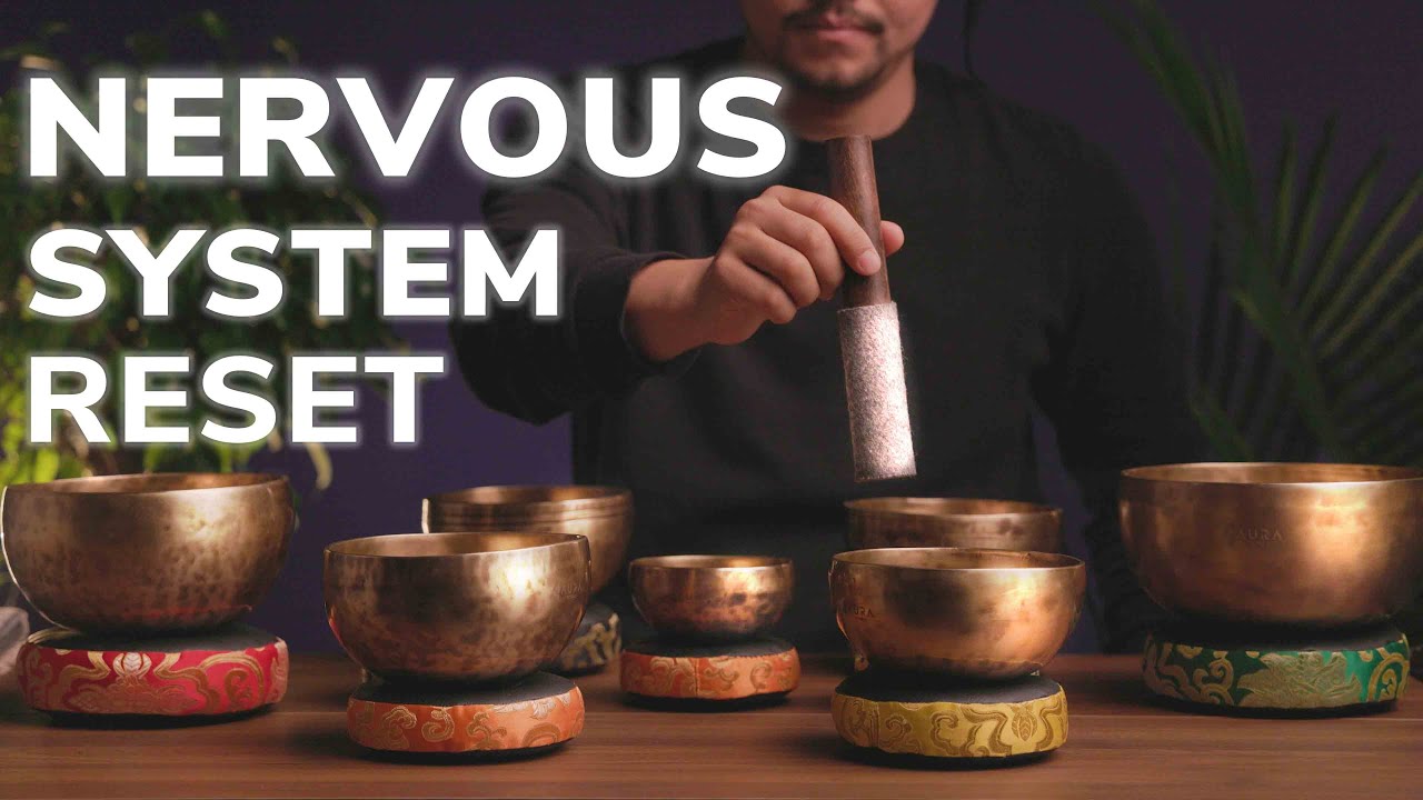 Music to Calm Your Nervous System Instantly | 3 Hours Singing Bowl ...