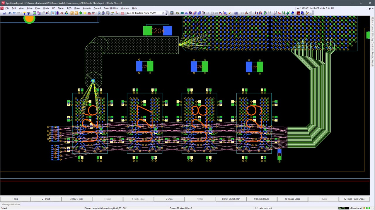 Semi trunk routing - YouTube